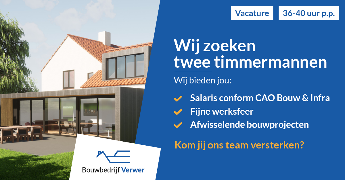 aanbouw | Bouwbedrijf P.Verwer